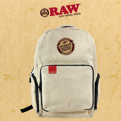 RAW BURLAP TAN BACKPACK (RAW92)