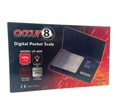 ACCUR8 LP-600 POCKET SCALE 600g x 0.1g