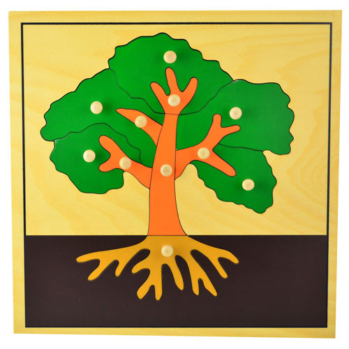 Tree Puzzle Montessori materials | Thinkamajigs