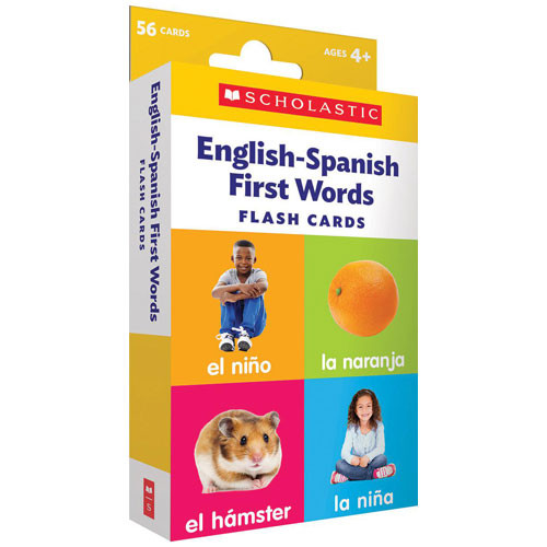 English-Spanish Flash Cards for kids | Thinkamajigs