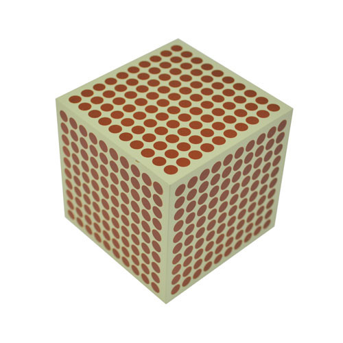 Wooden Thousand Cubes Montessori materials | Thinkamajigs