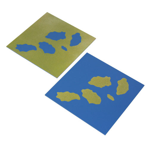 Sandpaper Land Cards Montessori materials | Thinkamajigs