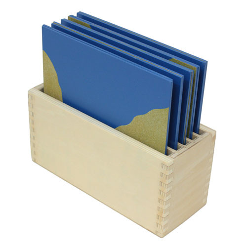 Sandpaper Land Cards Montessori materials | Thinkamajigs