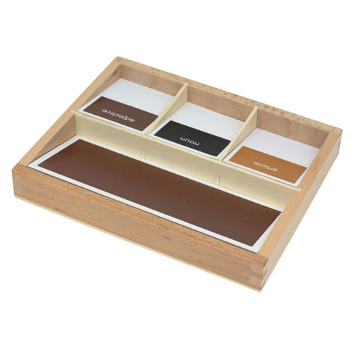 Grammar Boxes Montessori Language materials | Thinkamajigs