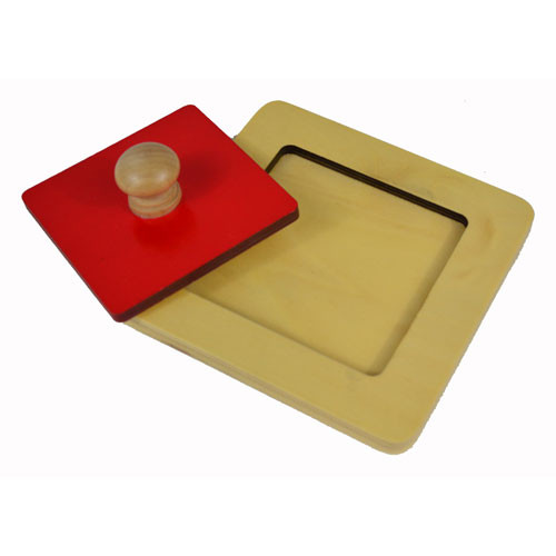 Rectangular Inset Puzzle Montessori toys | Thinkamajigs