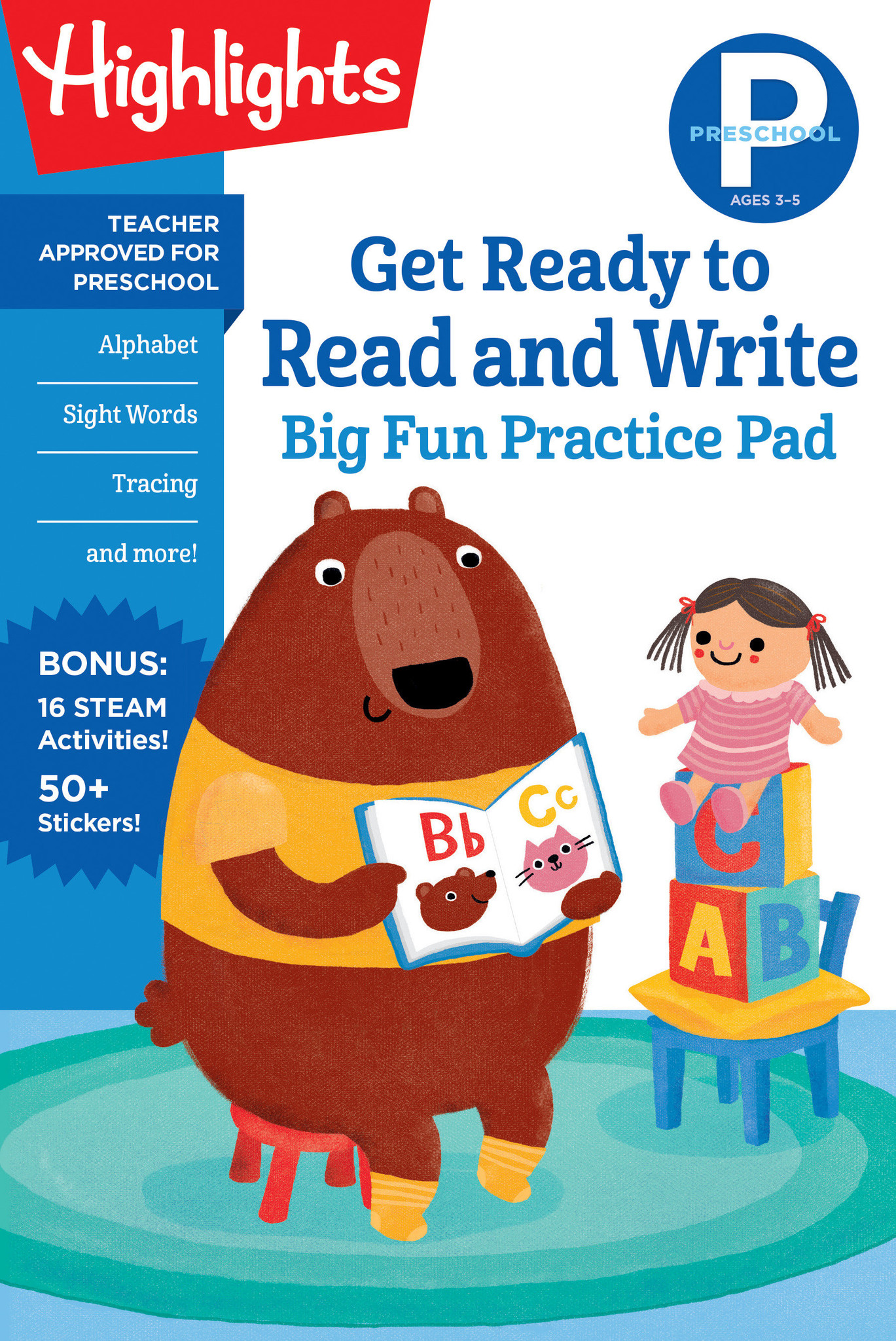 Read and Write Practice Pad book for kids | Thinkamajigs