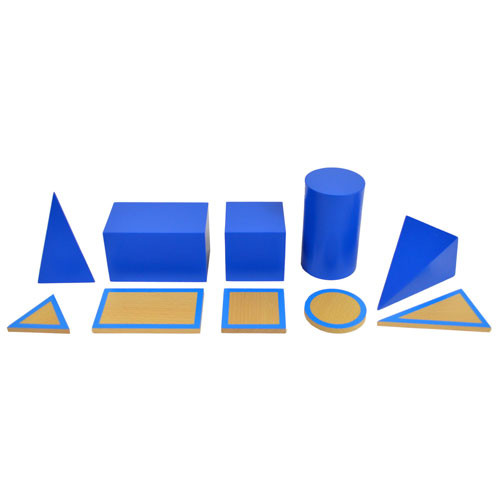 Geometric Solids Montessori materials | Thinkamajigs