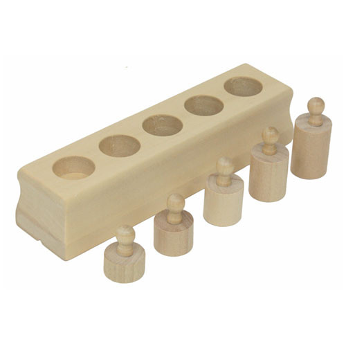 Mini Cylinder Blocks Montessori toys | Thinkamajigs