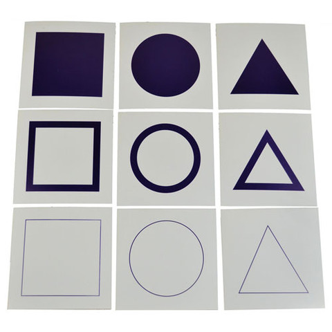 Demonstration Tray Cards Montessori materials | Thinkamajigs