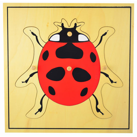 Ladybug Puzzle Montessori materials | Thinkamajigs