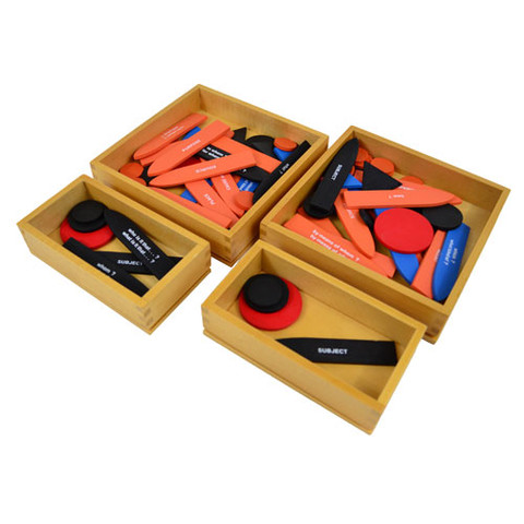 Sentence Analysis Sets Montessori materials | Thinkamajigs