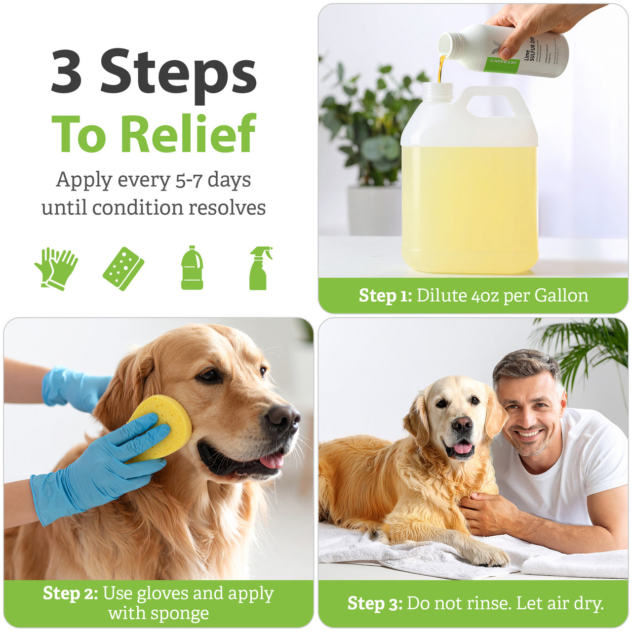 Vet Basics® Lime Sulfur Dip - Creative Science