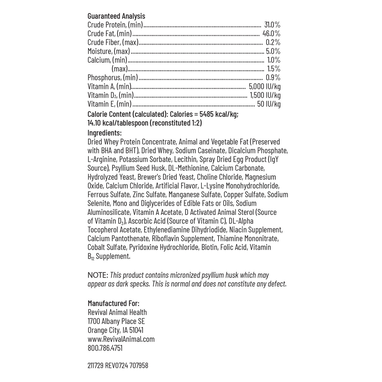 Breeder's Edge Foster Care Puppy Milk Replacer