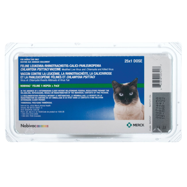 Nobivac Feline 1-HCPCh+FeLV | AutoShip Available | Revival