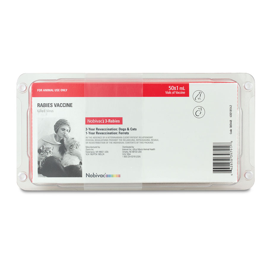 Nobivac 3-Rabies Vaccine For Dogs & Cats | Buy Now