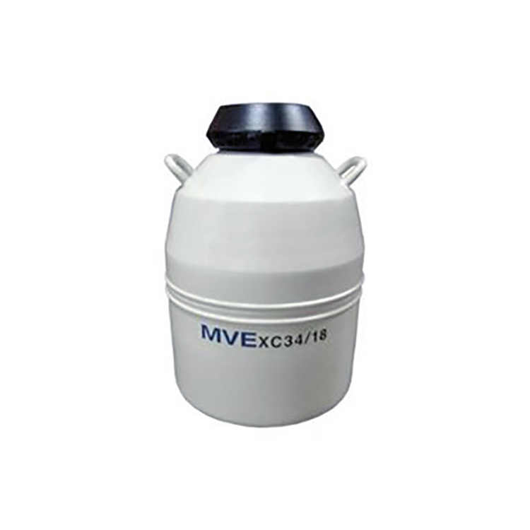 MVE XC 34/18 - 34.8 liter/123 day tank - holds 2,100 - 1/2 mL straws ...