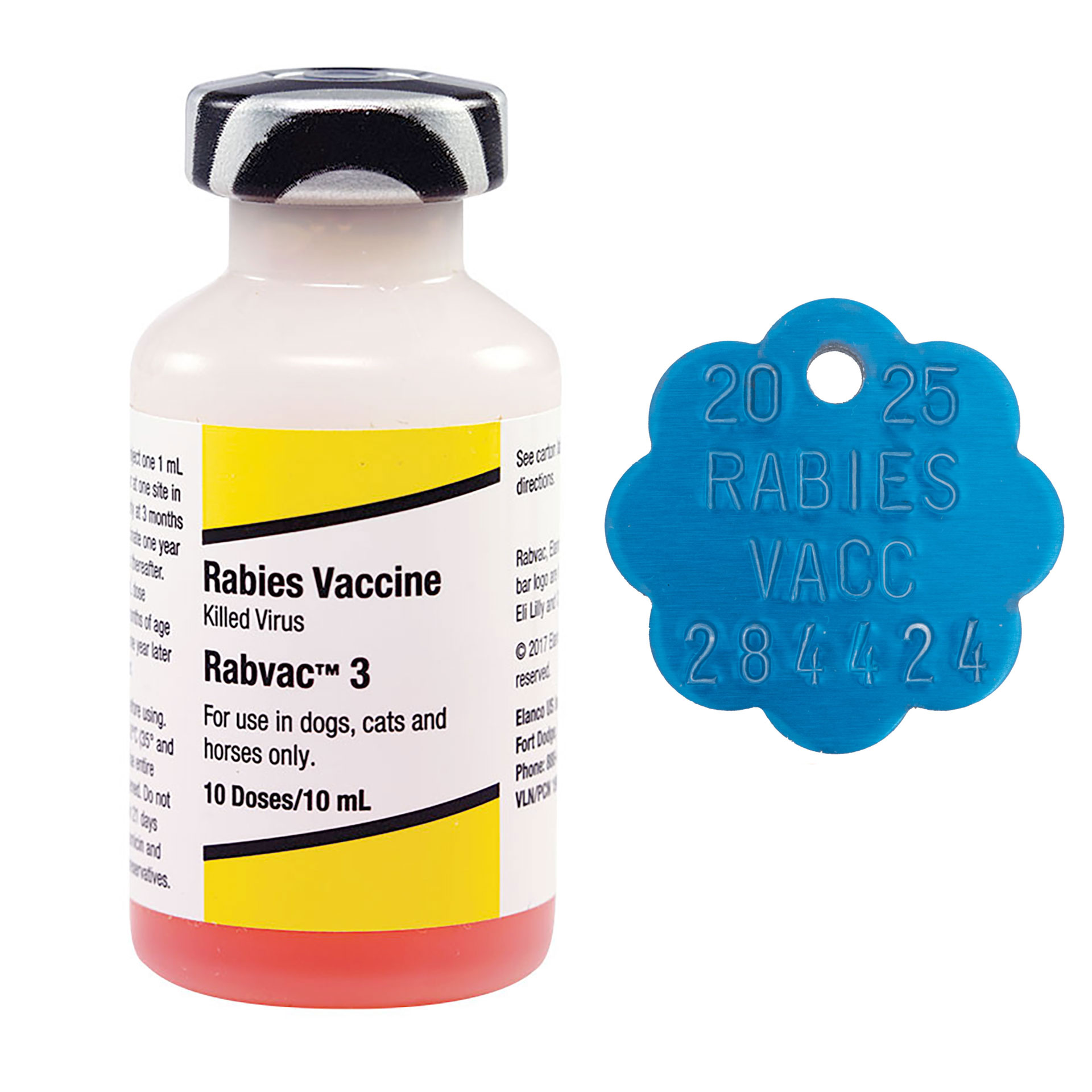 Rabvac 3 with tags | Revival Animal Health