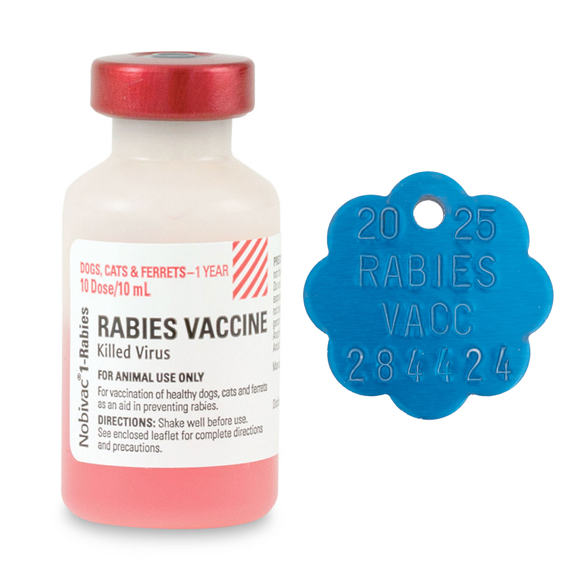 Nobivac 1-Rabies with tags | Revival Animal Health