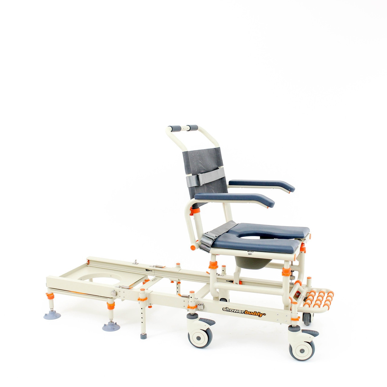Showerbuddy Shower Chair | Slides over Shower Curbs!