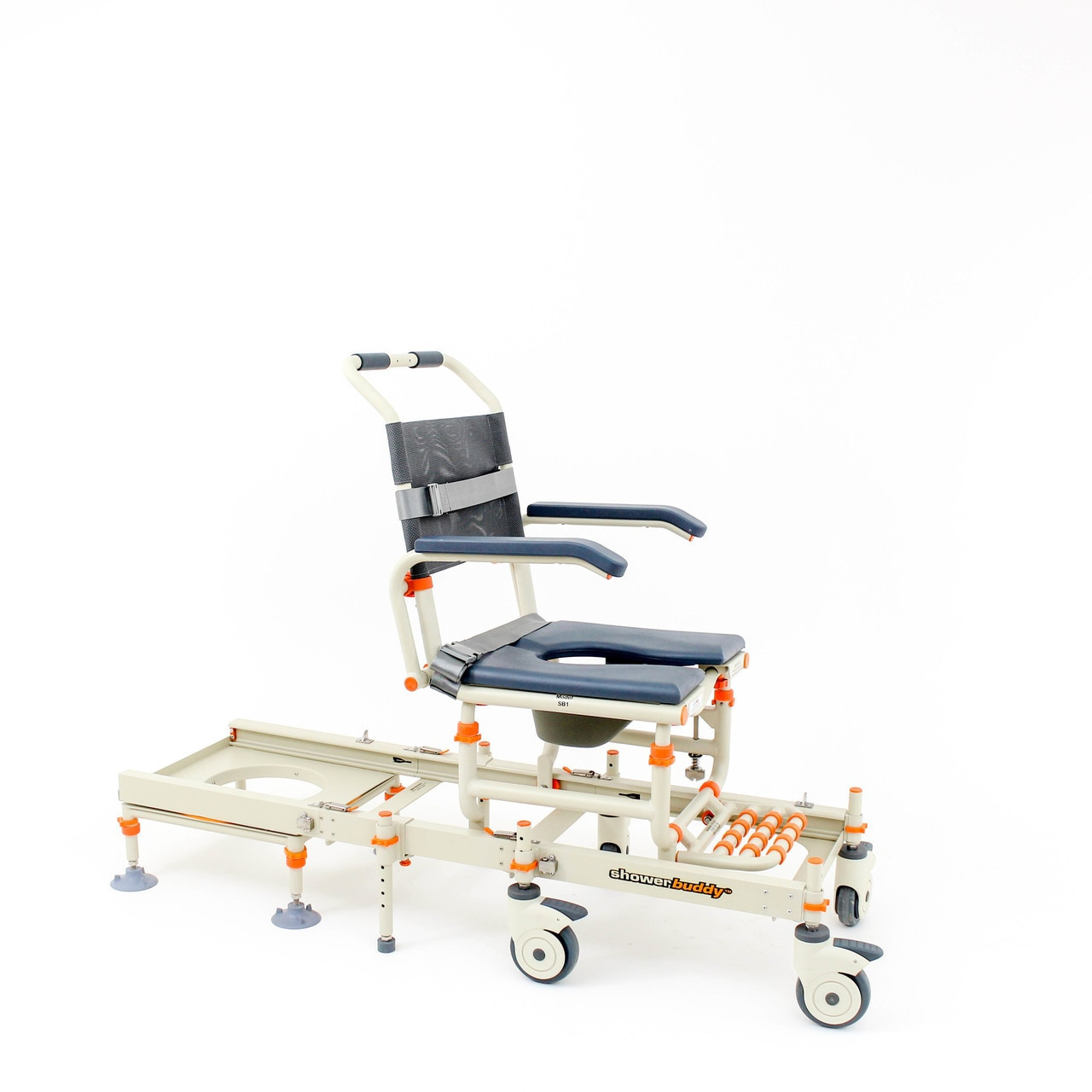 Showerbuddy Shower Chair | Slides over Shower Curbs!