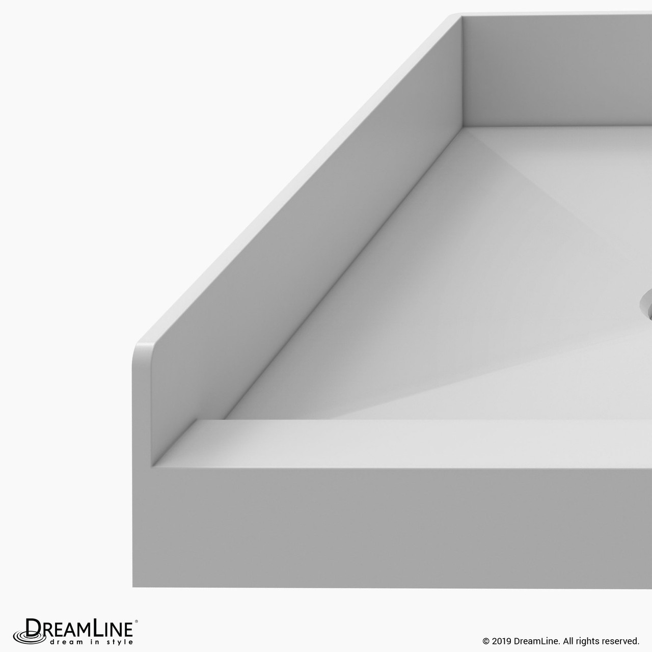 Ready to Tile Shower Pan | 60 x 36 | Right Drain