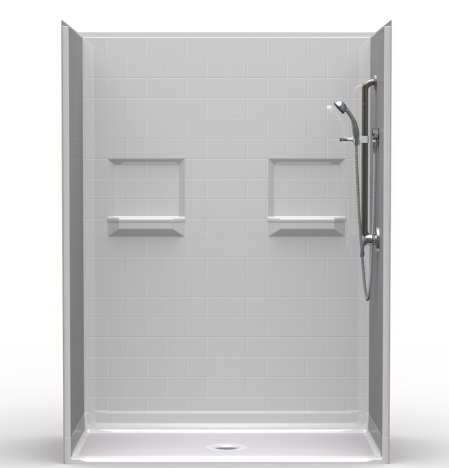 Walk In Shower Kit | 60 x 30 | Barrier Free | Contractor Package