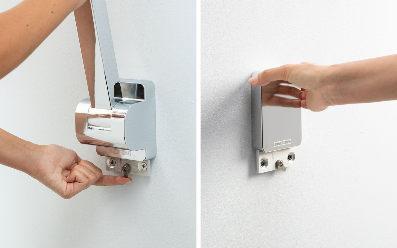 Fold Down Grab Bar | Stylish & Removable | 3 Sizes Available