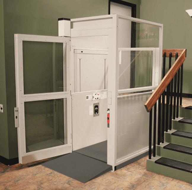 Commercial Wheelchair Lift | with Enclosure | Up to 14 Feet