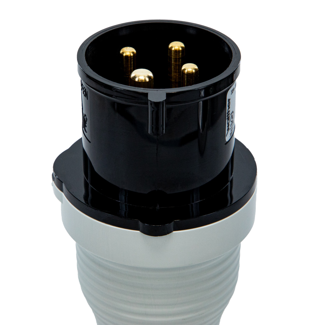 Walther Electric 230405 Pin and Sleeve Plug 30A 4 Wire 3ø 600 VAC 5Hr ...