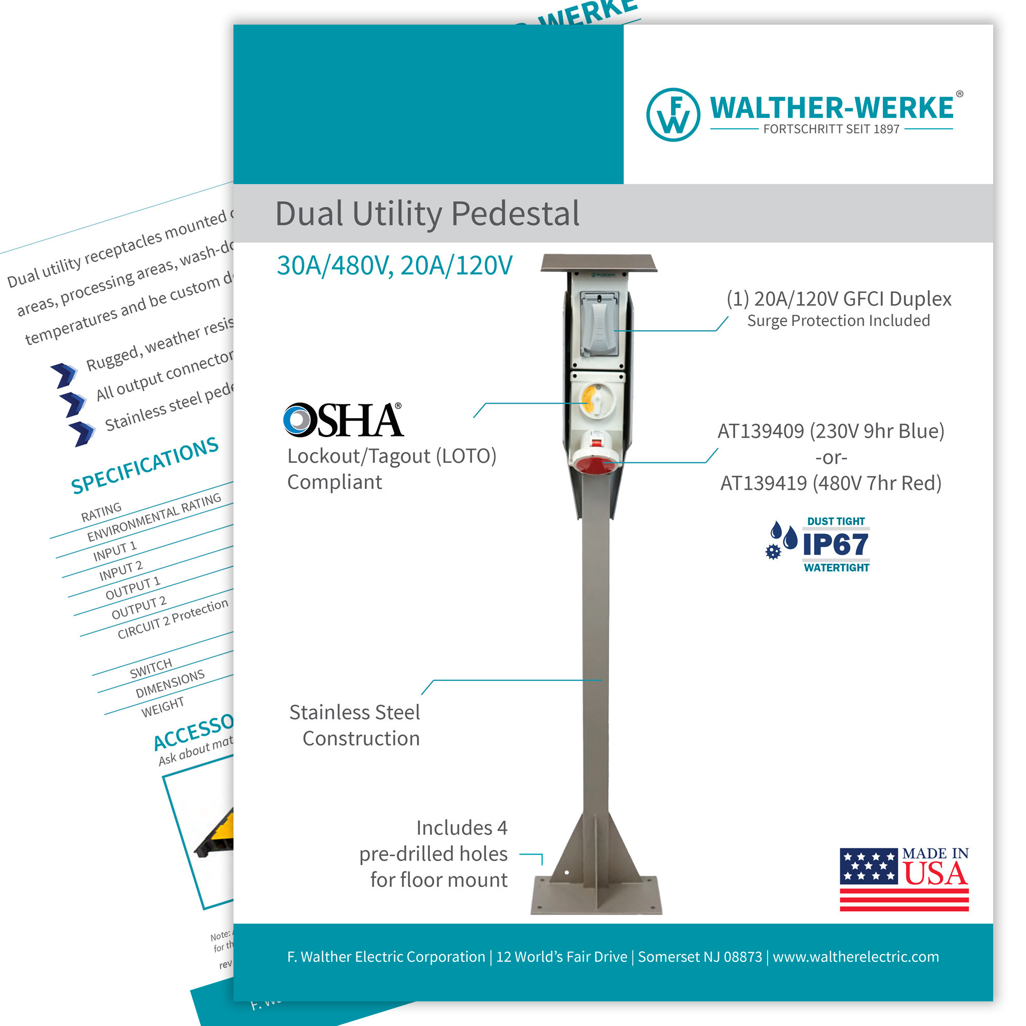 Dual Utility Pedestal Brochure