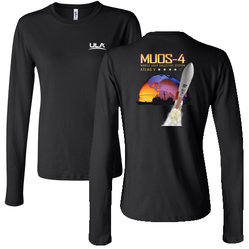 MUOS-4 Women's Long Sleeve T-Shirt - United Launch Alliance