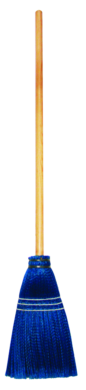 BLUE SYNTHETIC LOBBY BROOM - GOLDEN STAR INC.