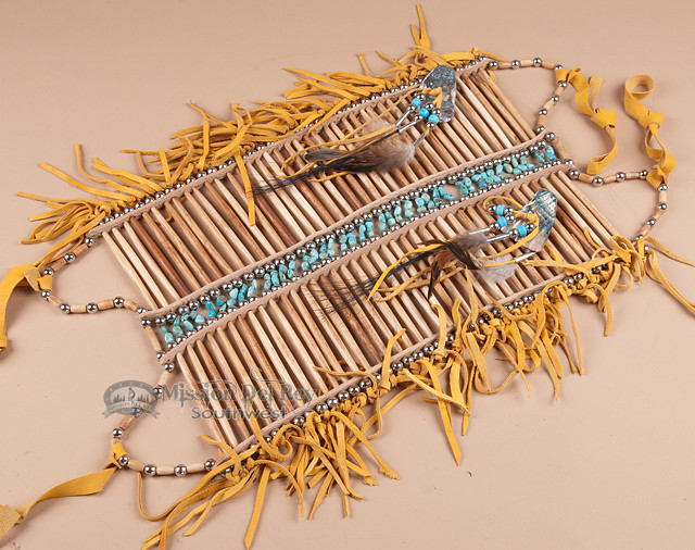 Southwest Native American Breast Plate -Turquoise (b5) - Mission Del ...