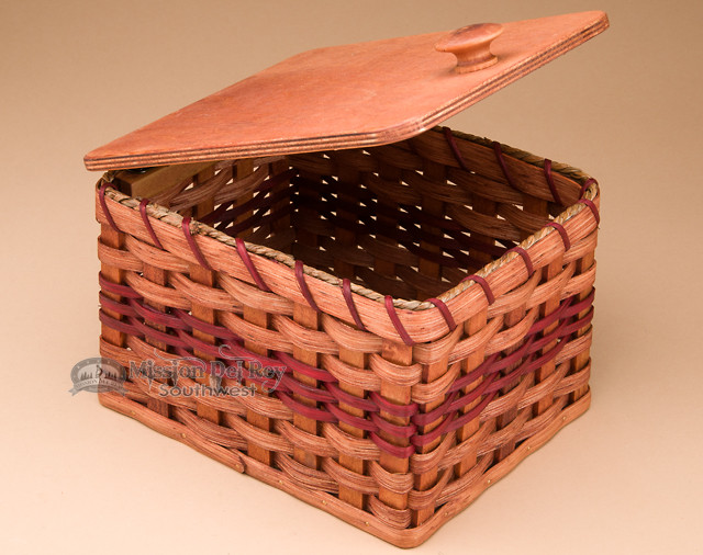 Handcrafted Amish Makeup Basket (EM81) - Mission Del Rey Southwest LLC