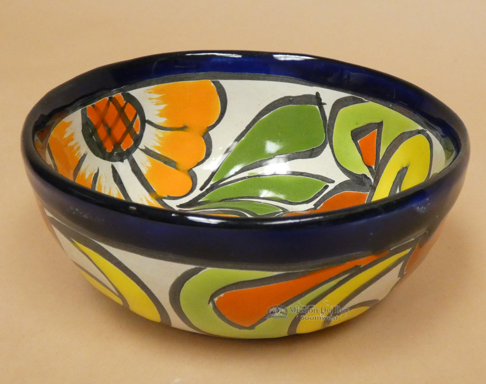 Talavera Hand Painted Salsa Bowl (p475) - Mission Del Rey Southwest LLC
