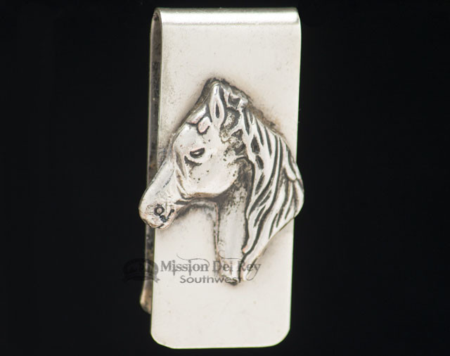 Southwest Navajo Indian Money Clip - Horse (ij494) - Mission Del Rey ...