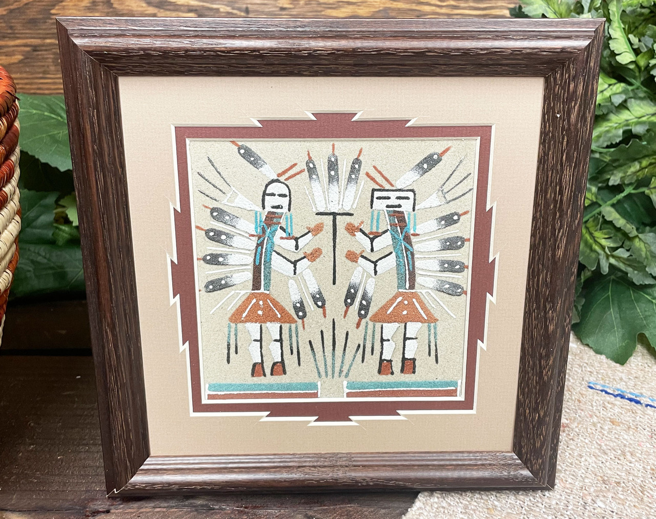 Native American Navajo Sand Painting 10" (sp42) - Mission Del Rey ...