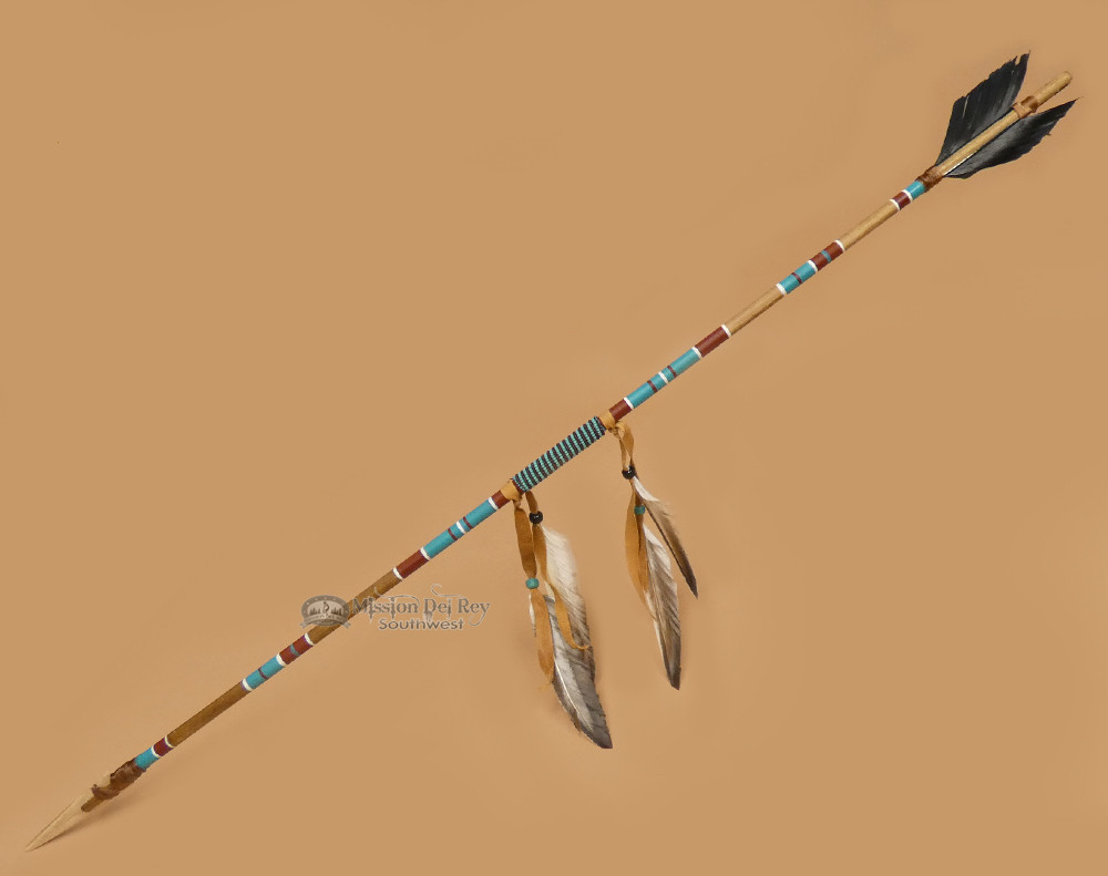 Decorative Navajo Painted Indian Arrow 31" (3bc5) - Mission Del Rey ...