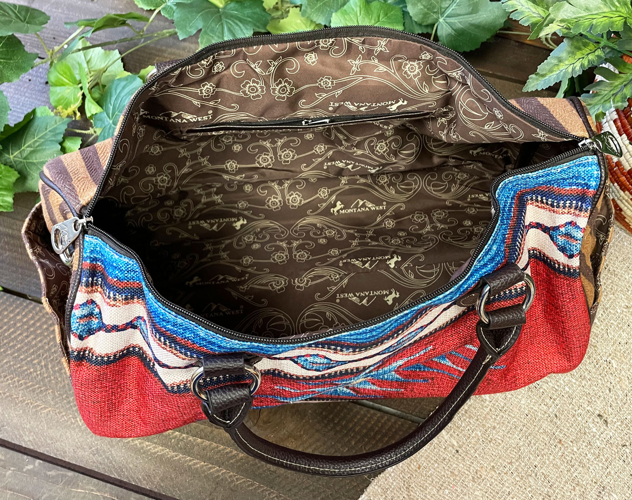 Western Digital Print Weekender Bag -Zia (164mw9395110cf) - Mission Del ...