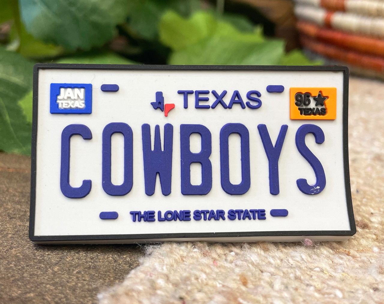 Texas Cowboys License Plate Magnet (136bc32) - Mission Del Rey ...
