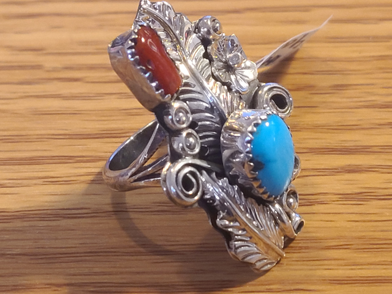 Harry Yazzie Navajo Ring 65r194-9-5 - Mission Del Rey Southwest LLC