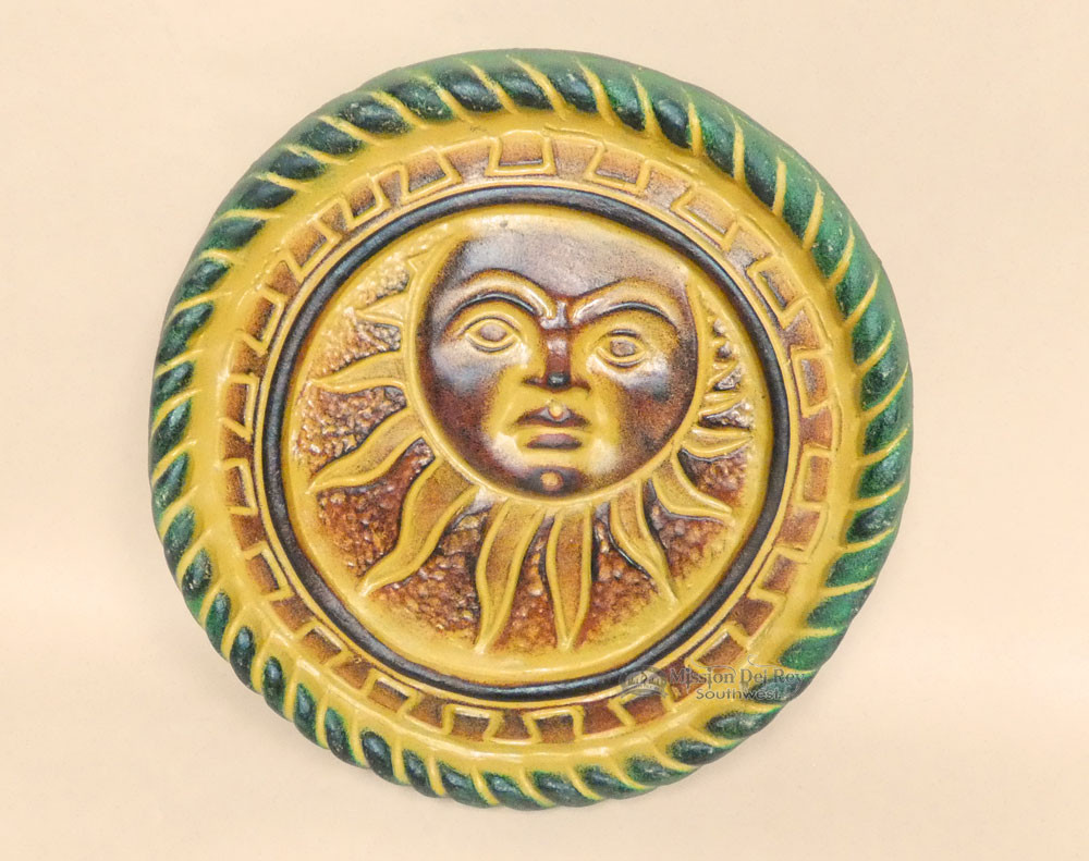 Clay Sun Faces