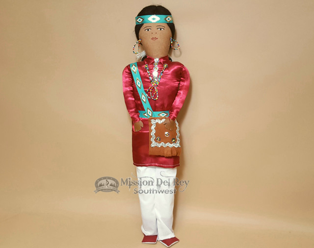 Hand Made Native American Doll - Navajo 22" - Mission Del Rey Southwest