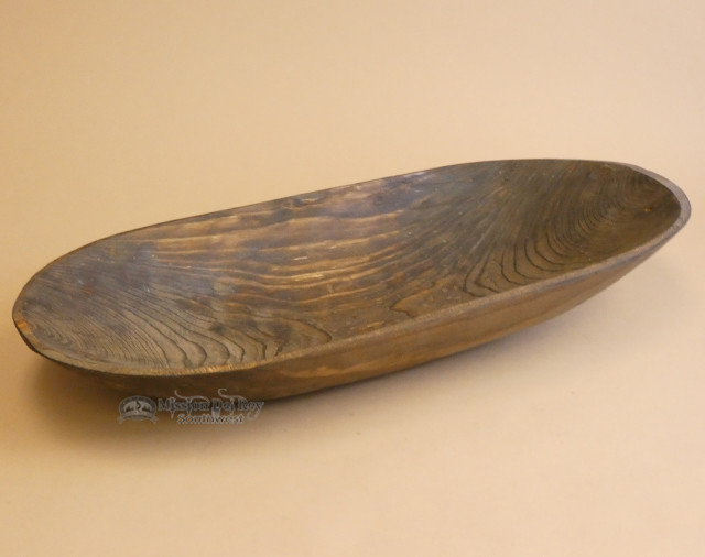 Deep & Wide Stained Tarahumara Dough Bowl 20"-23" (bowlsw) - Mission ...