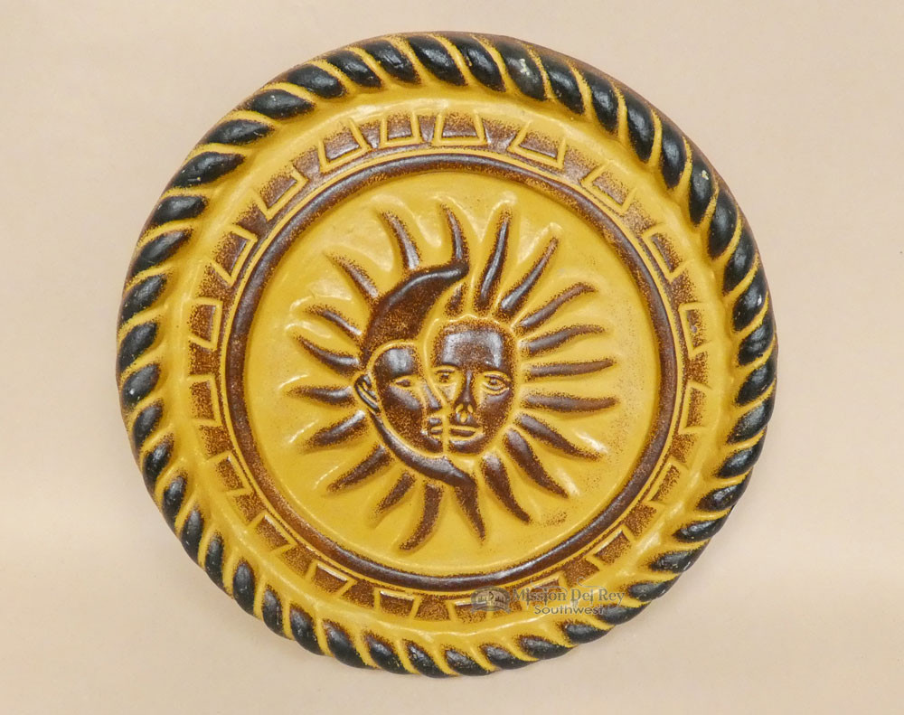 Clay Sun Faces