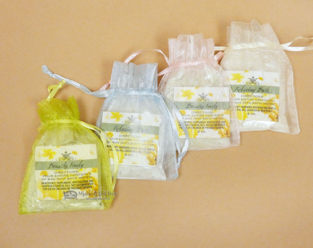 Assorted Mineral Bath Sachets (155s450) - Mission Del Rey Southwest