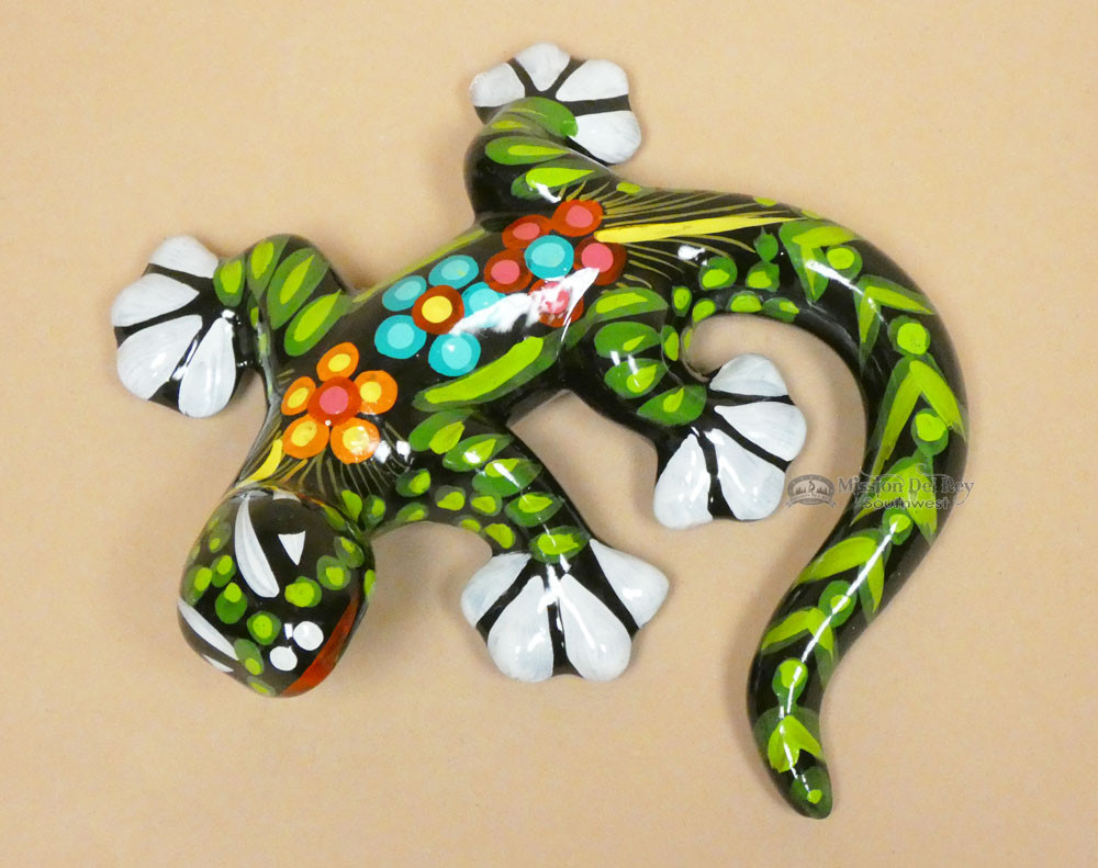 Traditional Mexican Talavera Lizard 9" (33bc362) - Mission Del Rey ...
