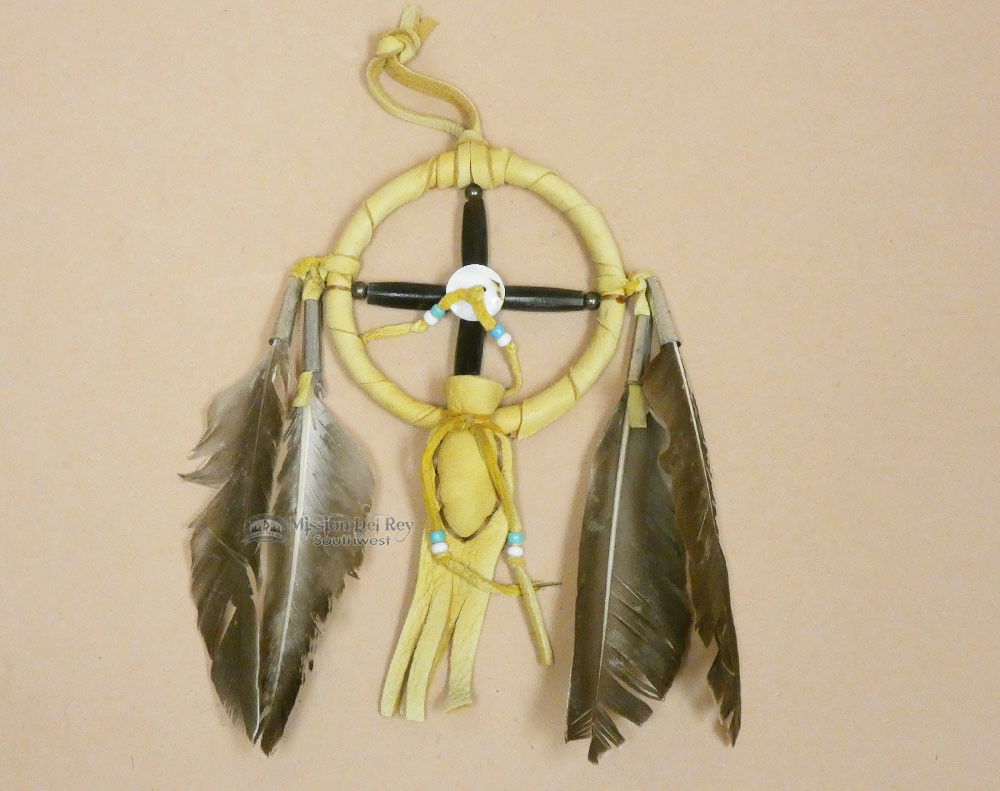 Medicine Wheel With Feathers