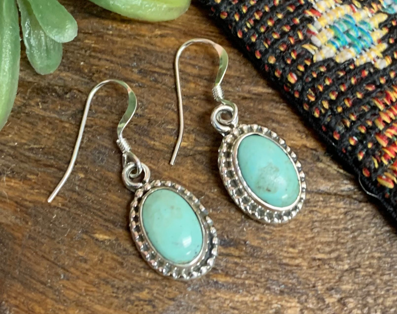 Native American Silver Earrings -Navajo (65bc119) - Mission Del Rey ...