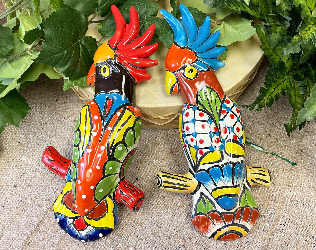 Talavera Pottery Parrot